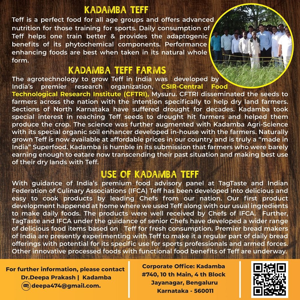 Kadamba Foundation - Teff Brochure